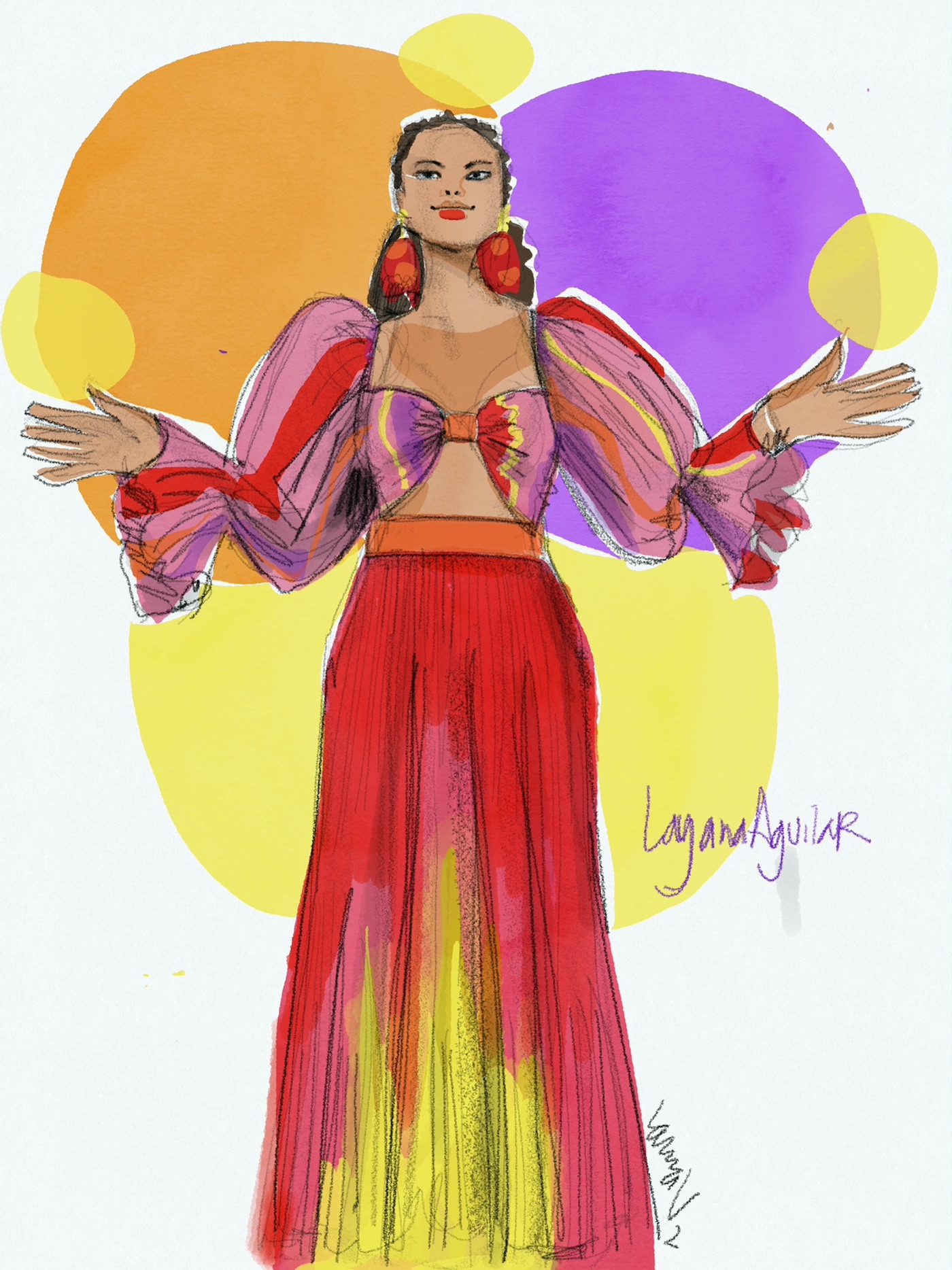 digital fashion illustrations with apps | Fashion Illustration Tribe