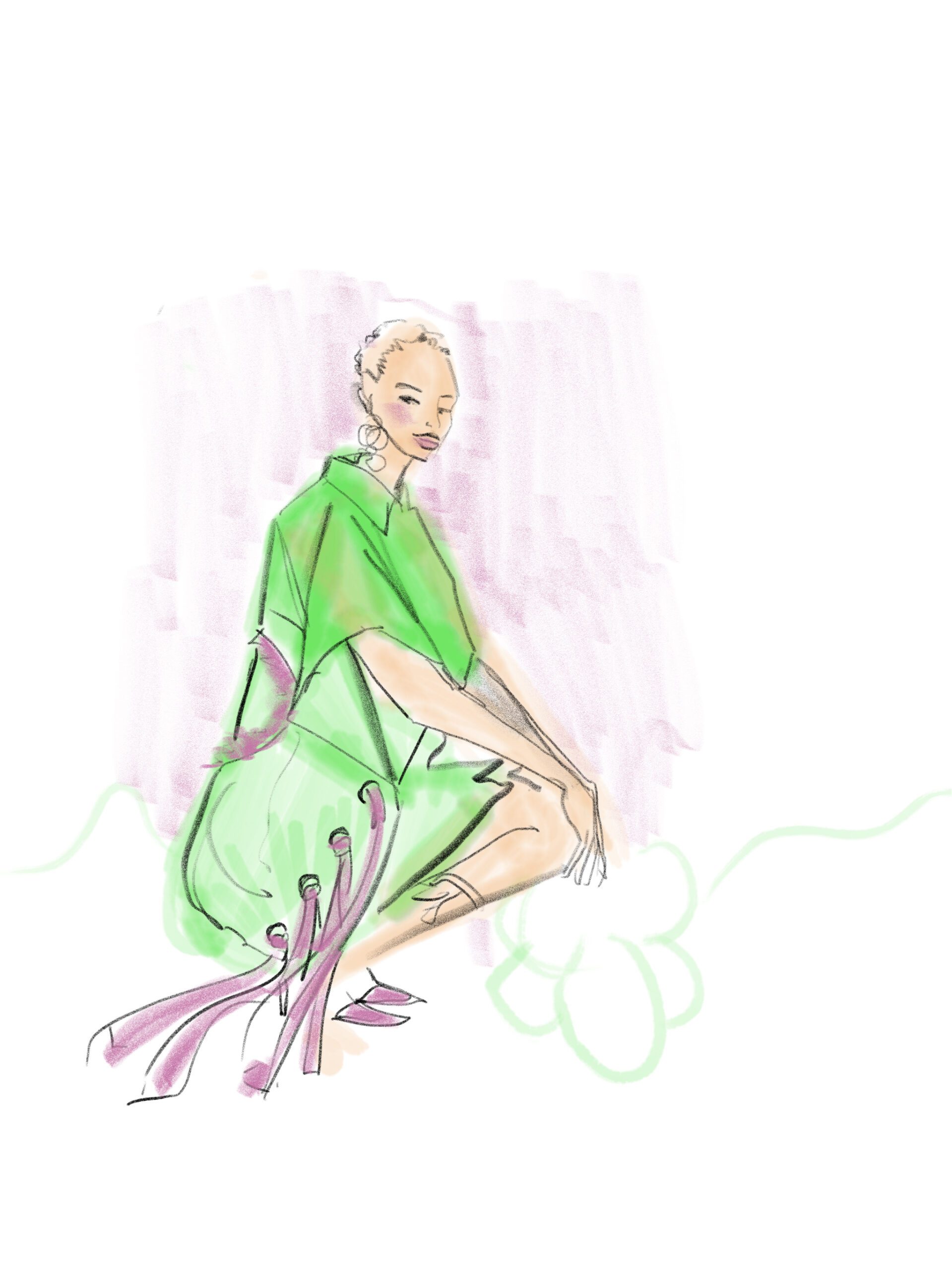 Fashion Model Sketching Session | Fashion Illustration Tribe